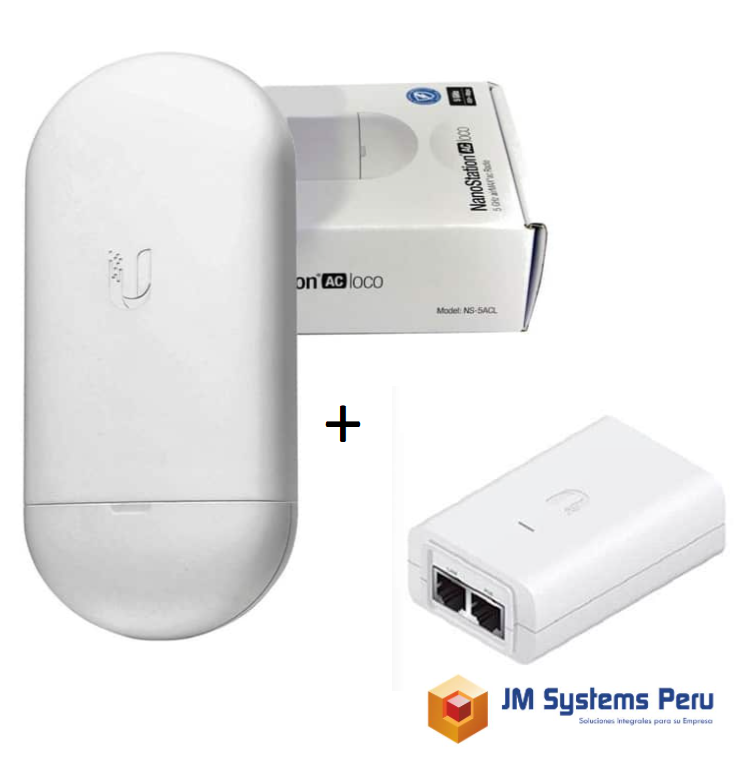 Loco Ac Ubiquiti + Poe 24v - Jm Systems Perú